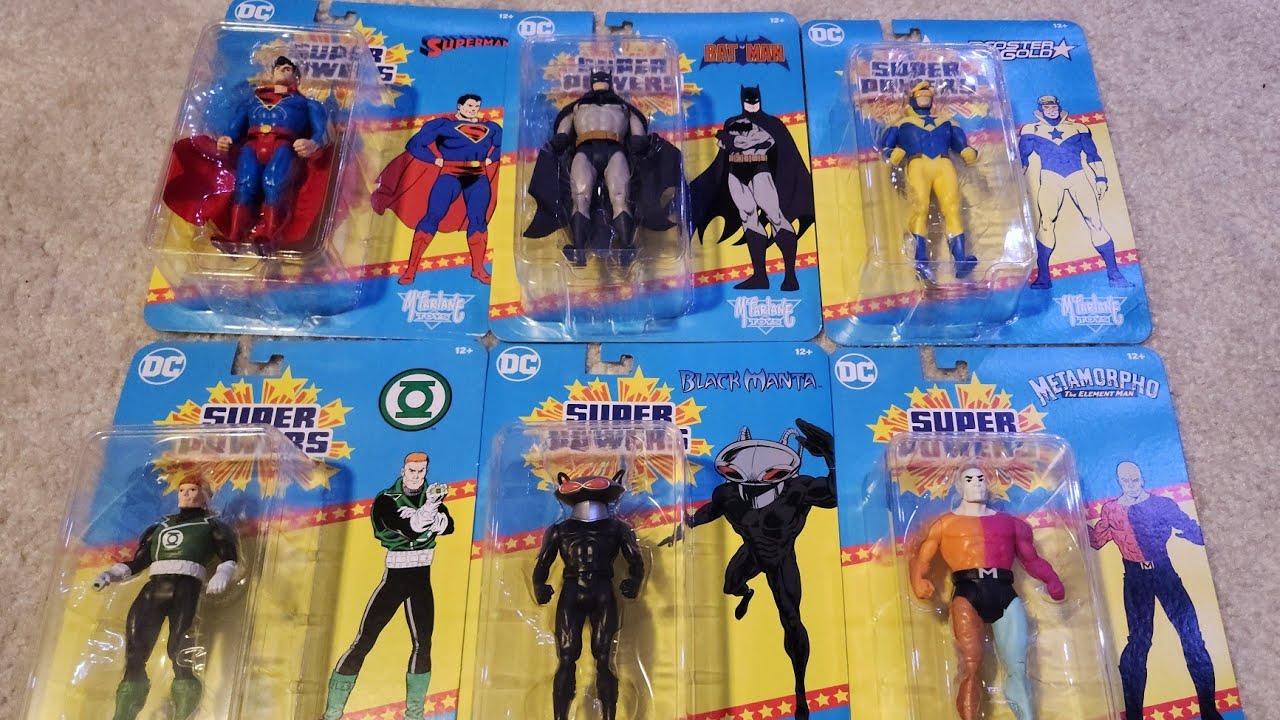 McFarlane DC Super Powers figures - Wave 8 - YouTube