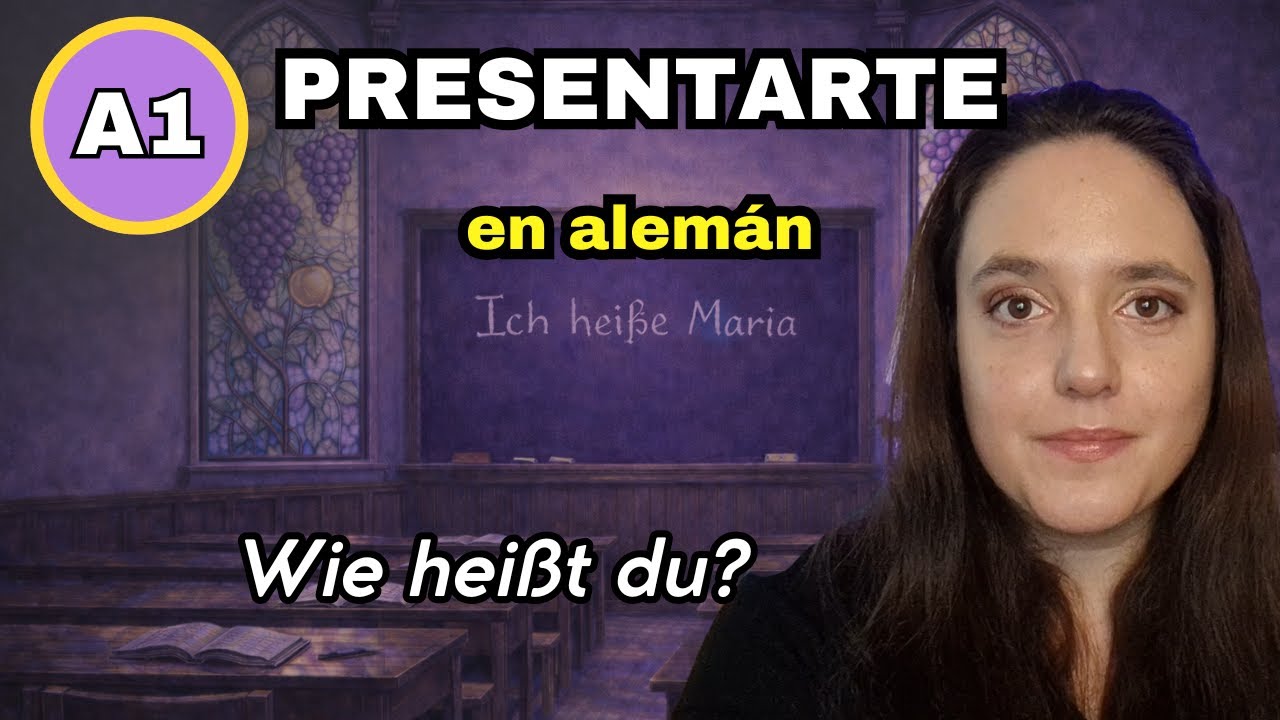 Cómo presentarse en alemán | Frases básicas para hablar de ti - YouTube