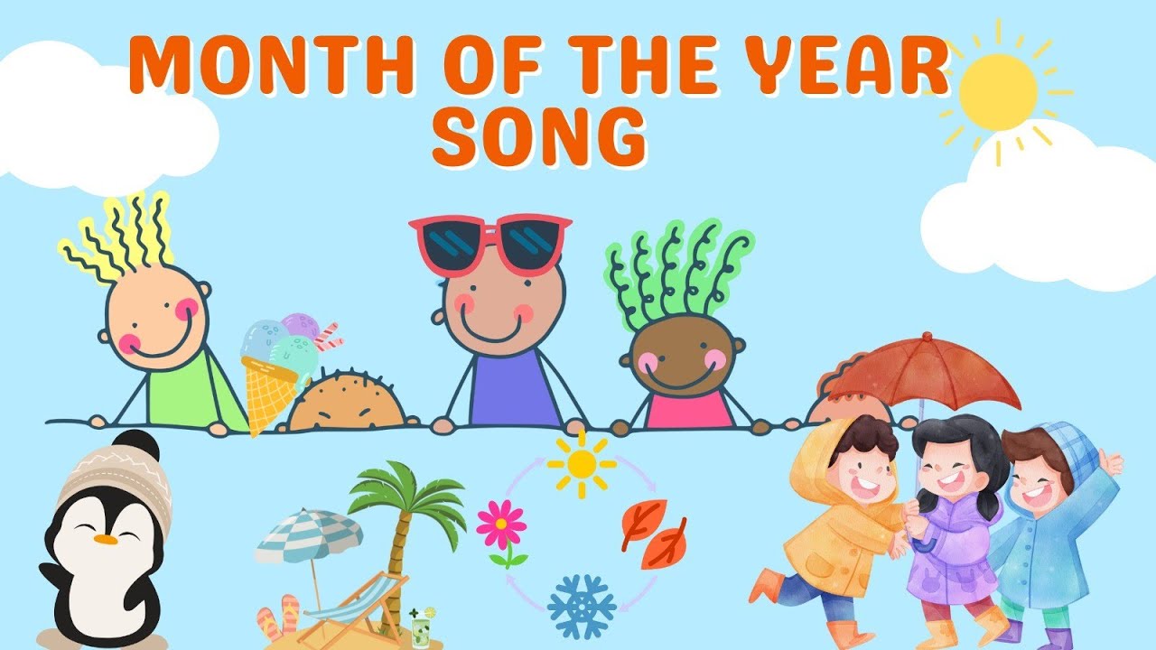 Months of the Year Song - 12 Months of the Year - Kids Songs by ...