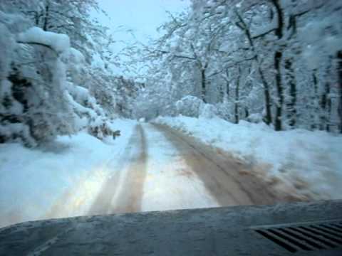 Neve a Cingoli del 22.01.2011 - parte 4 - YouTube