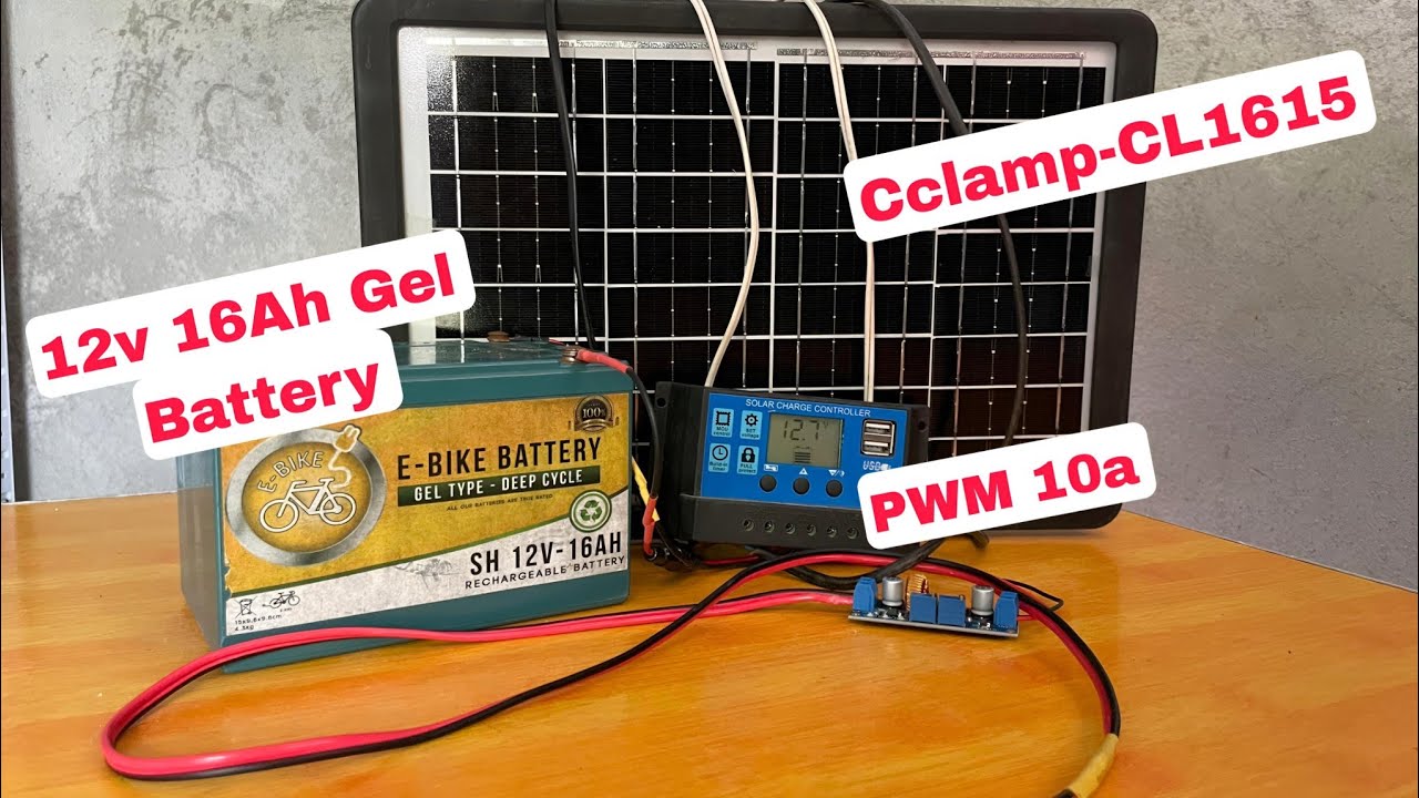 12v Gel Type Solar Battery Actual Capacity Test after 1 year - YouTube