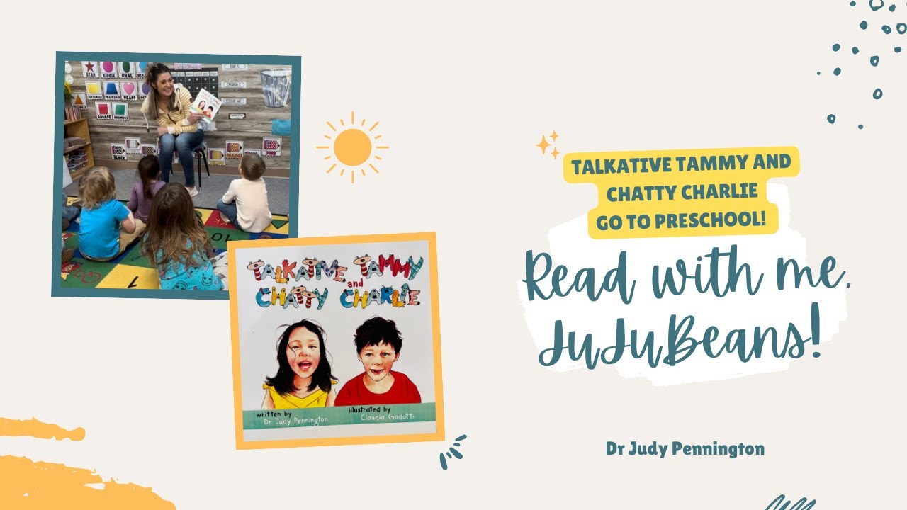 Preschool Read Aloud with me, JuJuBeans and my new book Talkative Tammy and Chatty Charlie - YouTube
