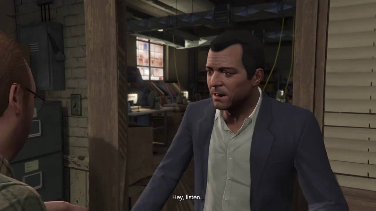 GTA 5 Lester gets mad at Michael - YouTube