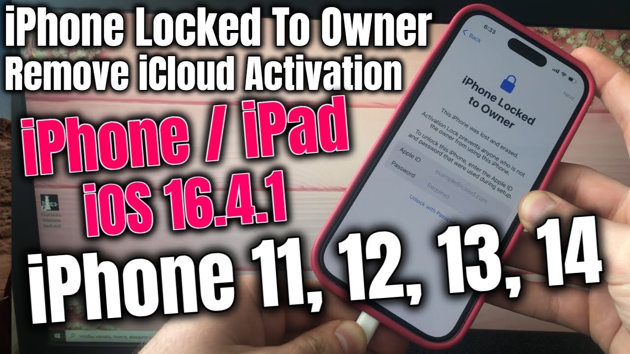 Bypass iCloud iOS 16.4.1 Locked to Owner iPhone 14, 13, 12, 11 Lost ...