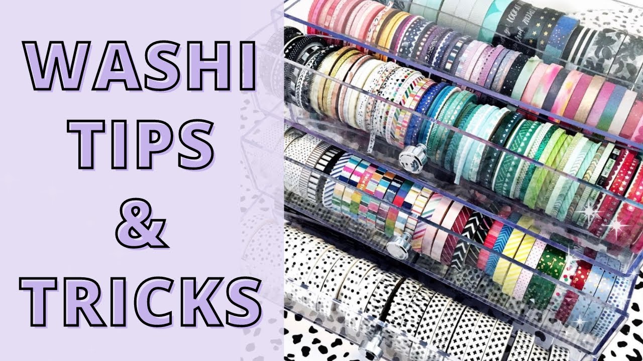 WASHI TIPS & TRICKS | HOW I USE WASHI IN MY PLANNER - YouTube