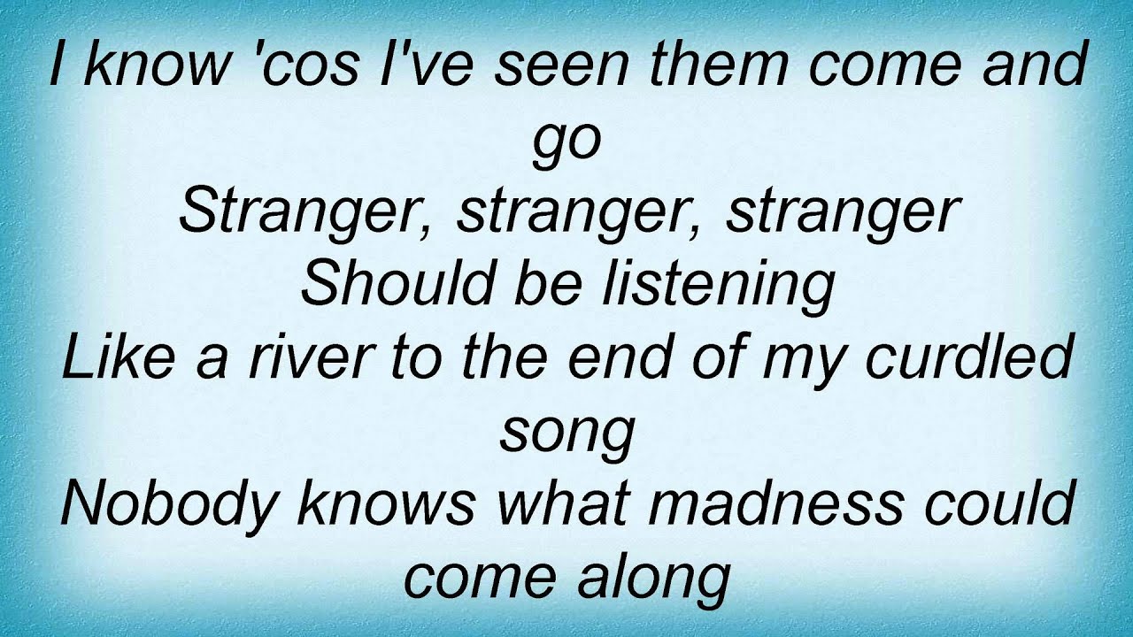 Augie March - Stranger Strange Lyrics_1 - YouTube