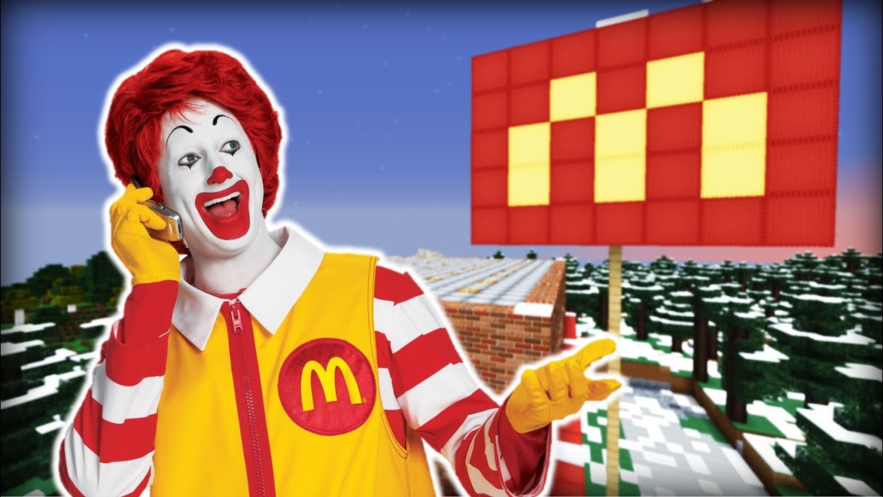 Minecraft MCDONALD'S MOD - YouTube
