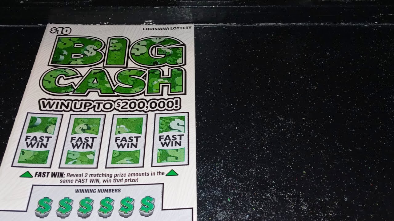 BIG CASH Louisiana scratch off - YouTube
