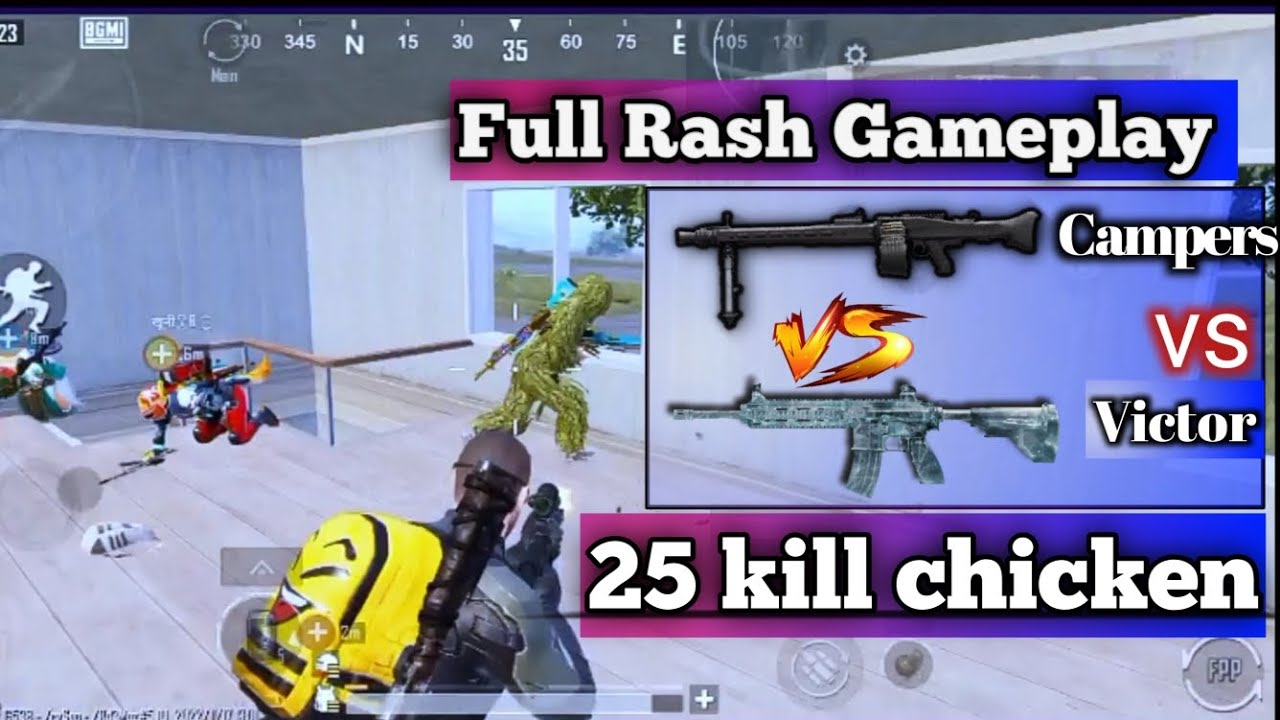 NEW PUBG GAMEPLAY VIDEO | FULL RASH GAMEPLAY | RENGARD GAMER | BGMI ...