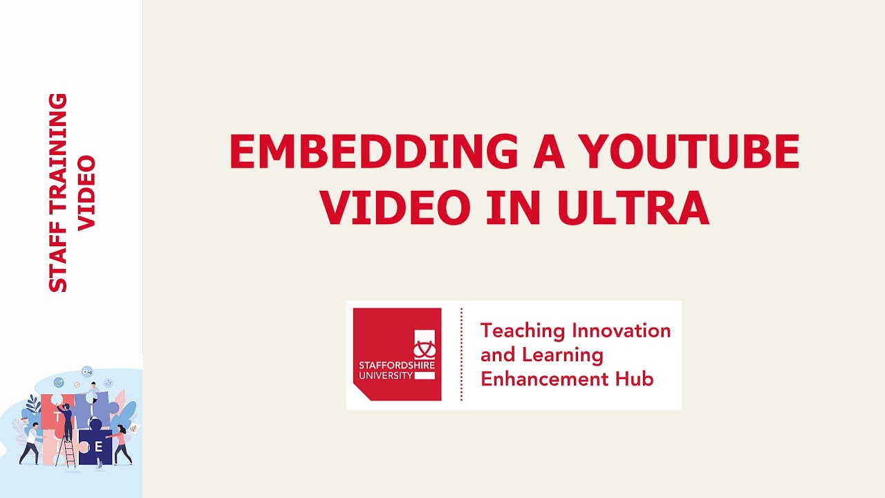 Embedding a YouTube video in Ultra - YouTube