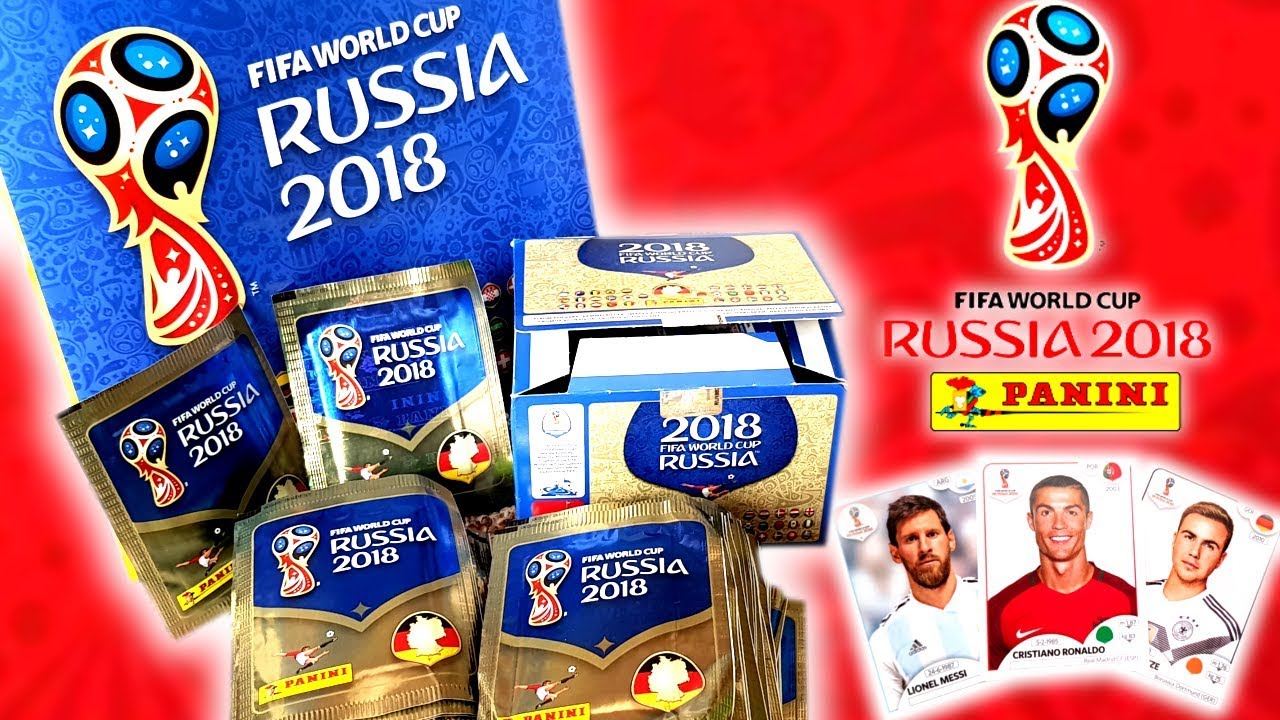 KOMPLETTE DISPLAY BOX (100 TÜTEN 500 STICKER!!!) Panini FIFA World Cup ...