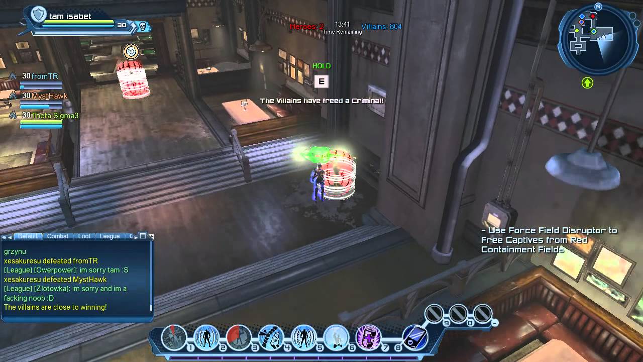 DC Universe Online arena pvp tam isabet 6 shield loadout - YouTube