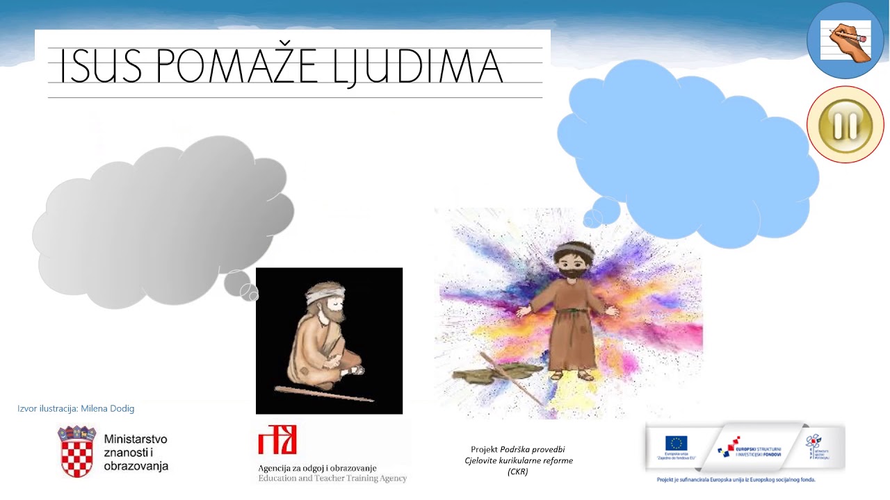 Katolički vjeronauk 1.r OŠ - Isus pomaže ljudima - YouTube