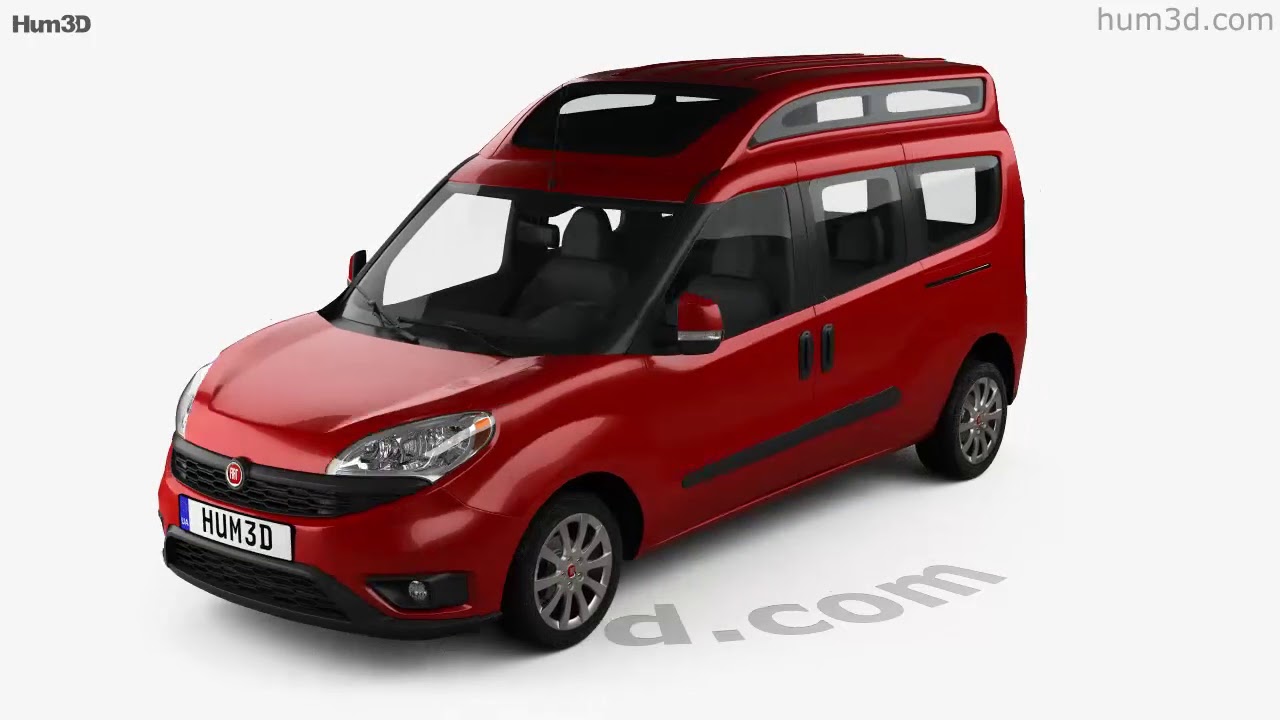 Fiat Doblo Combi L2H2 2015 3D model by Hum3D.com - YouTube