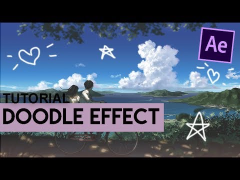 tutorial — doodle/scribble effect *·ﾟ - YouTube