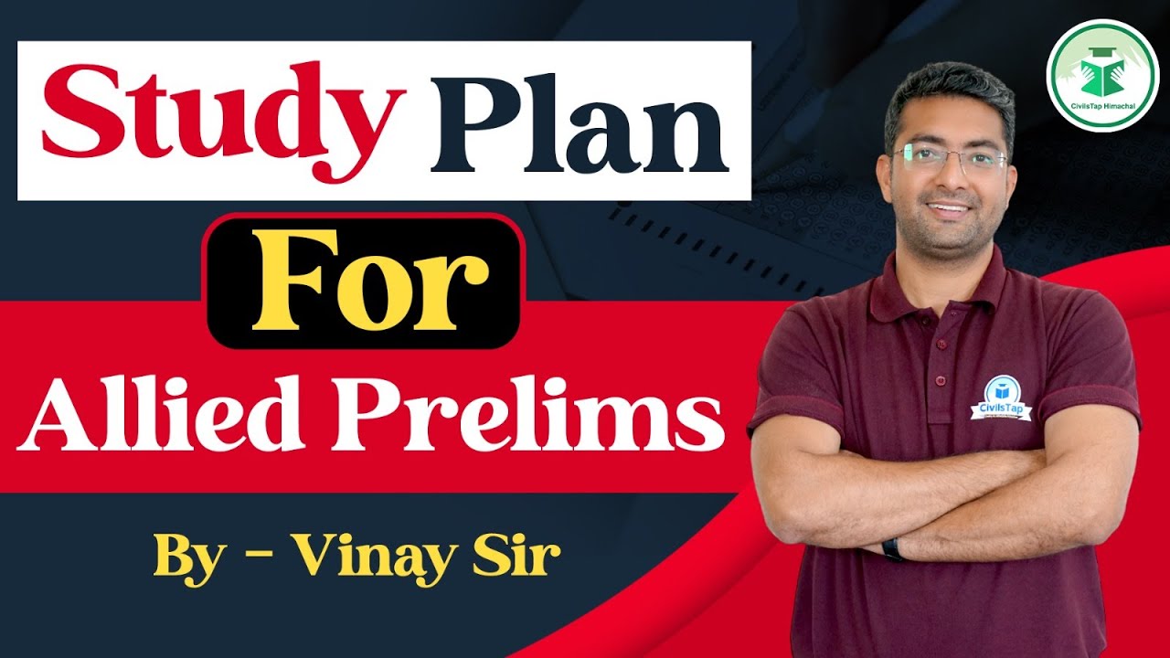 HP Allied Prelims Study Plan: Vinay Sir's Top Strategies for Exam Success! HP Allied Exam 2024 ...