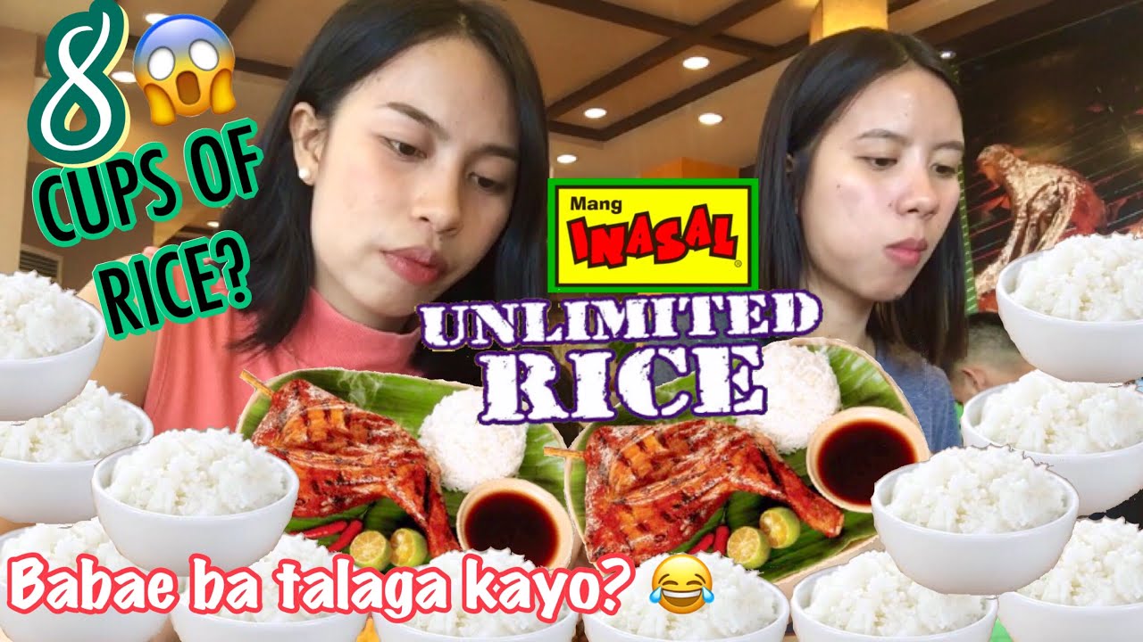 RICE IS LIFE! | MANG INASAL UNLIMITED RICE CHALLENGE + MUKBANG - YouTube