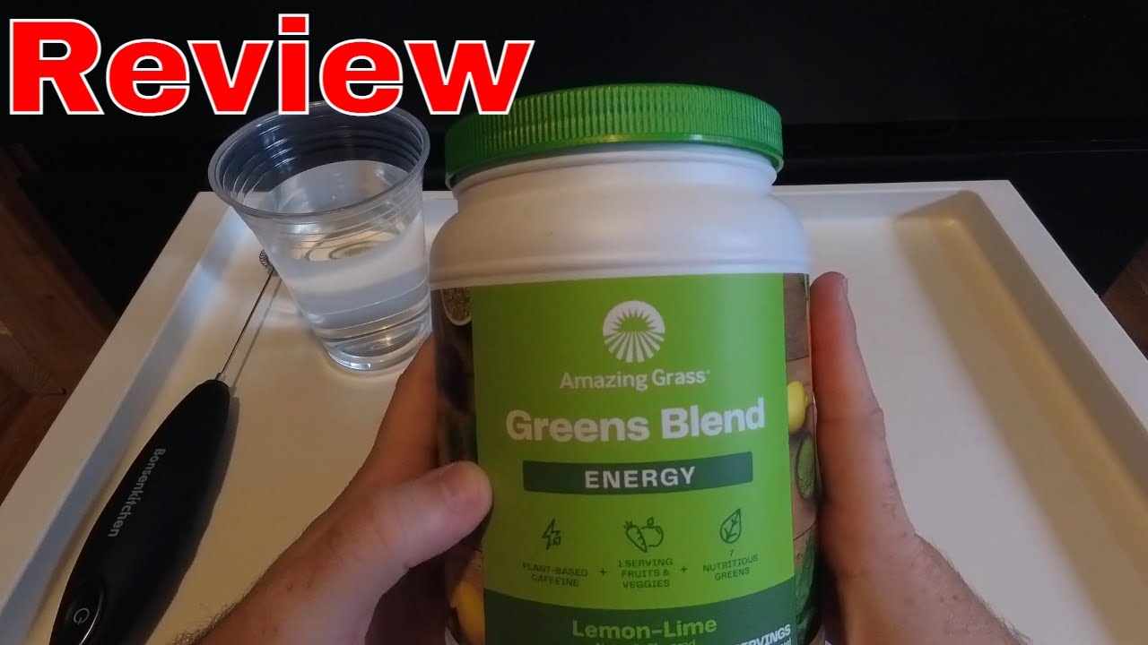 Amazing Grass Green Superfood Energy Drink | Review - YouTube