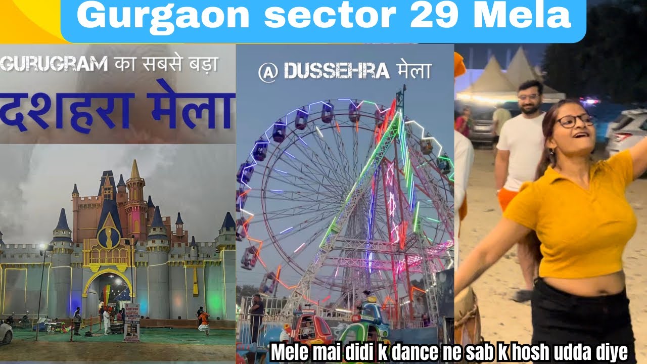 gurugram ka sabse bada dussehra mela|Dussehra mela in Gurugram in ...