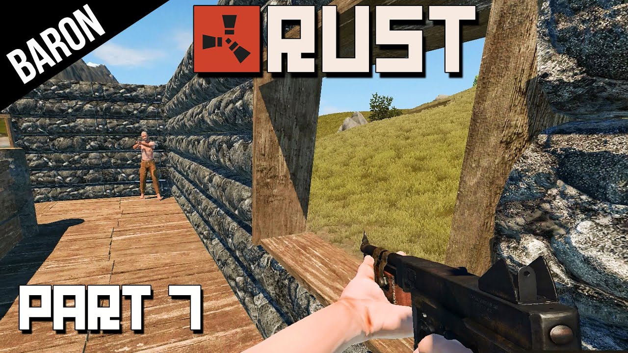 Rust Raid! - Fighting off Captain Butthurt With the Tommy Gun ...