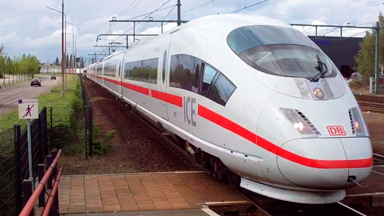 ICE-3 train and more Different trains at Blerick,the Netherlands - YouTube