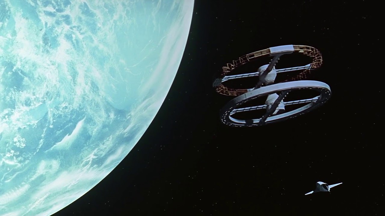 2001: A Space Odyssey (1968). Blue Danube sequence 03: A beautiful and ...
