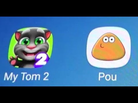 My Talking Tom 2 Vs Pou - YouTube