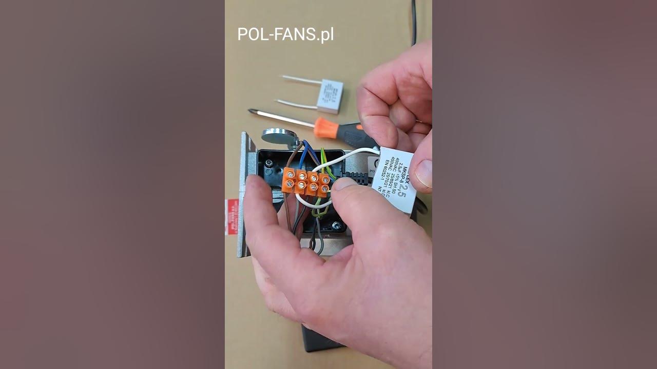 Dmuchawa do pieca nie startuje buczy nie działa wymiana kondensatora 2 ...