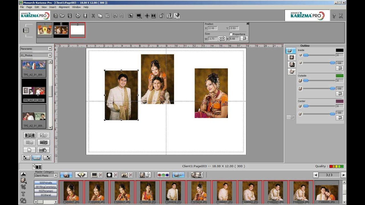 Auto Image On template - Karizma Pro (Album Designing Software) - YouTube