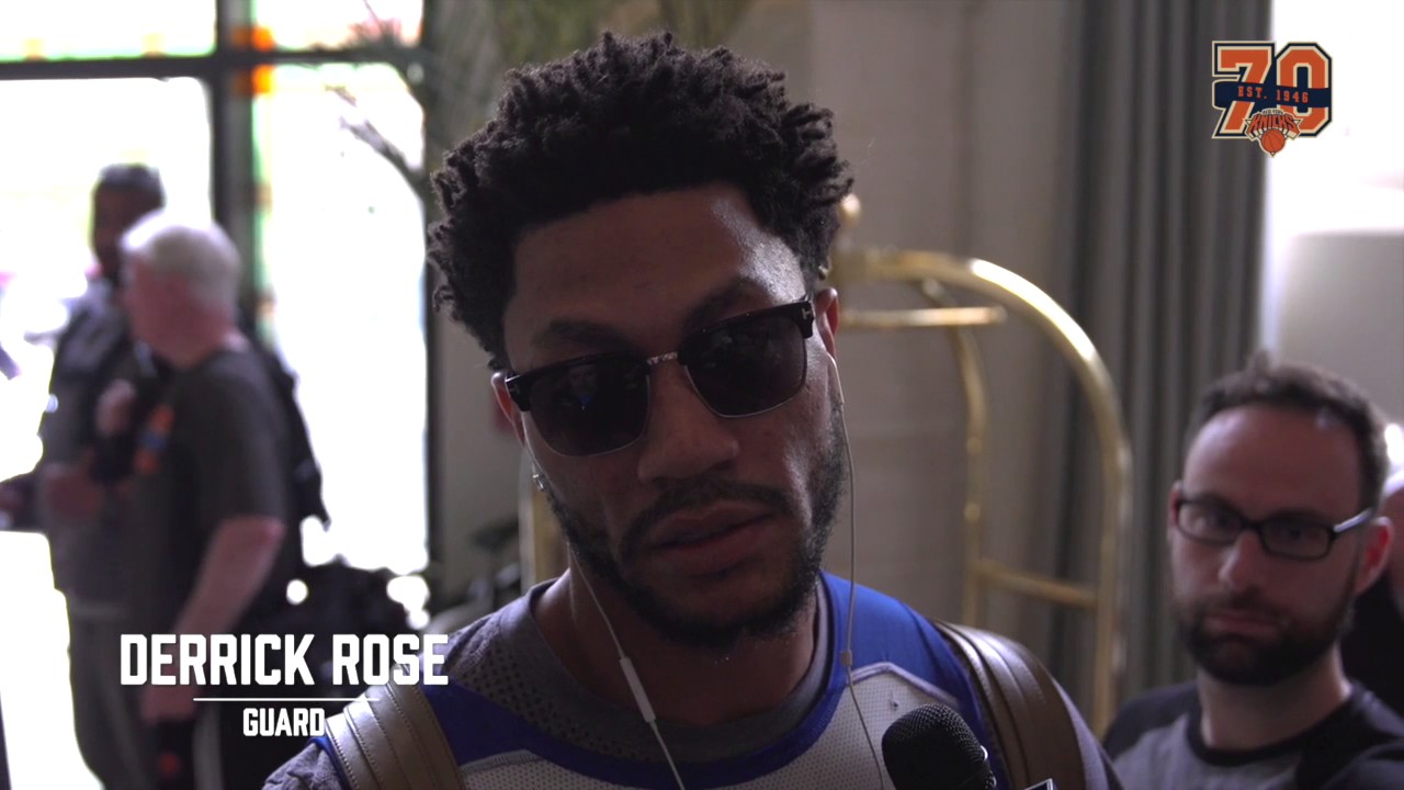 Derrick Rose post practice interview -March 19, 2017- - YouTube