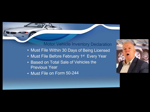 Dealers Motor Vehicle Inventory Tax Statement Form 50 246 - Infoupdate.org