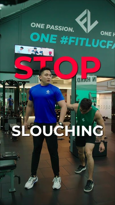 Stop Slouching & Improve your Posture! - YouTube