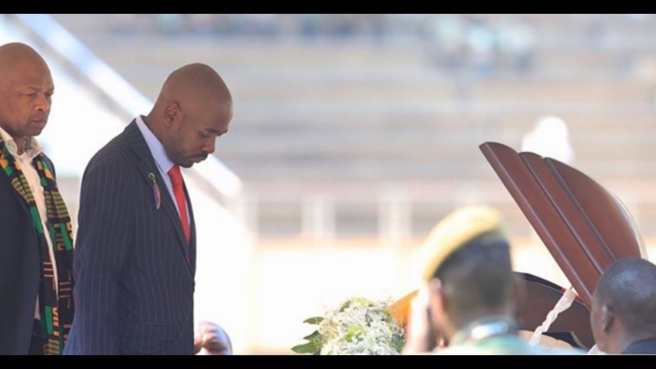 Zimbabwe Latest - Nelson Chamisa Viewing Robert Mugabe Body - YouTube
