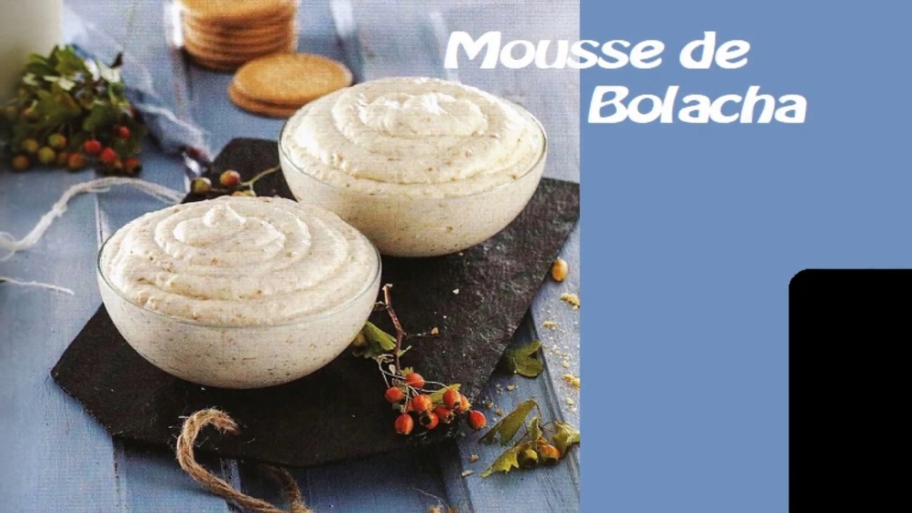 MOUSSE DE BOLACHA - RECEITAS - YouTube