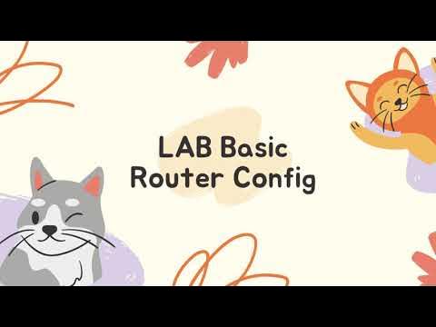 LAB Basic Router Config - YouTube