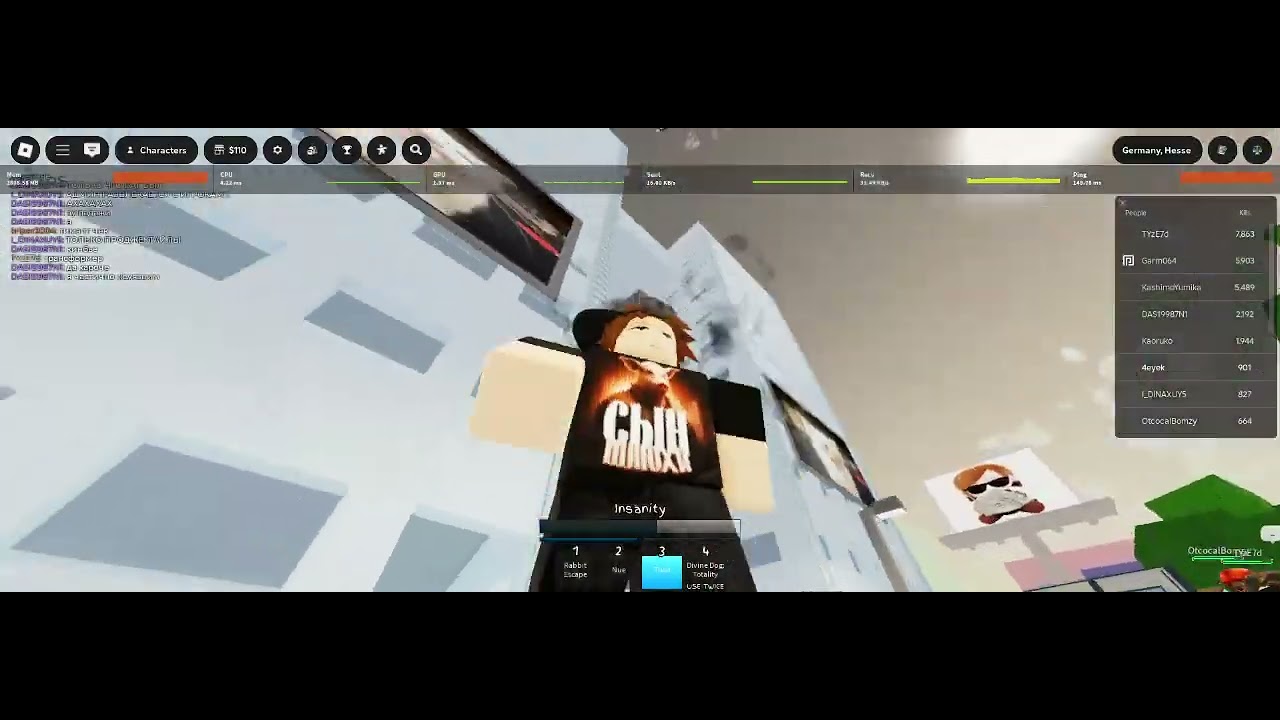 roblox jujutsu shenanigans player bug abusing DAS19987N1 - YouTube