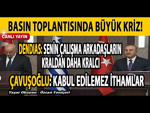 MEVLÜT ÇAVUŞOĞLU DENDİAS BASIN TOPLANTISINDA BÜYÜK KRİZ! YAŞAR OKUYAN | ÖZCAN YENİÇERİ | SON DURUM