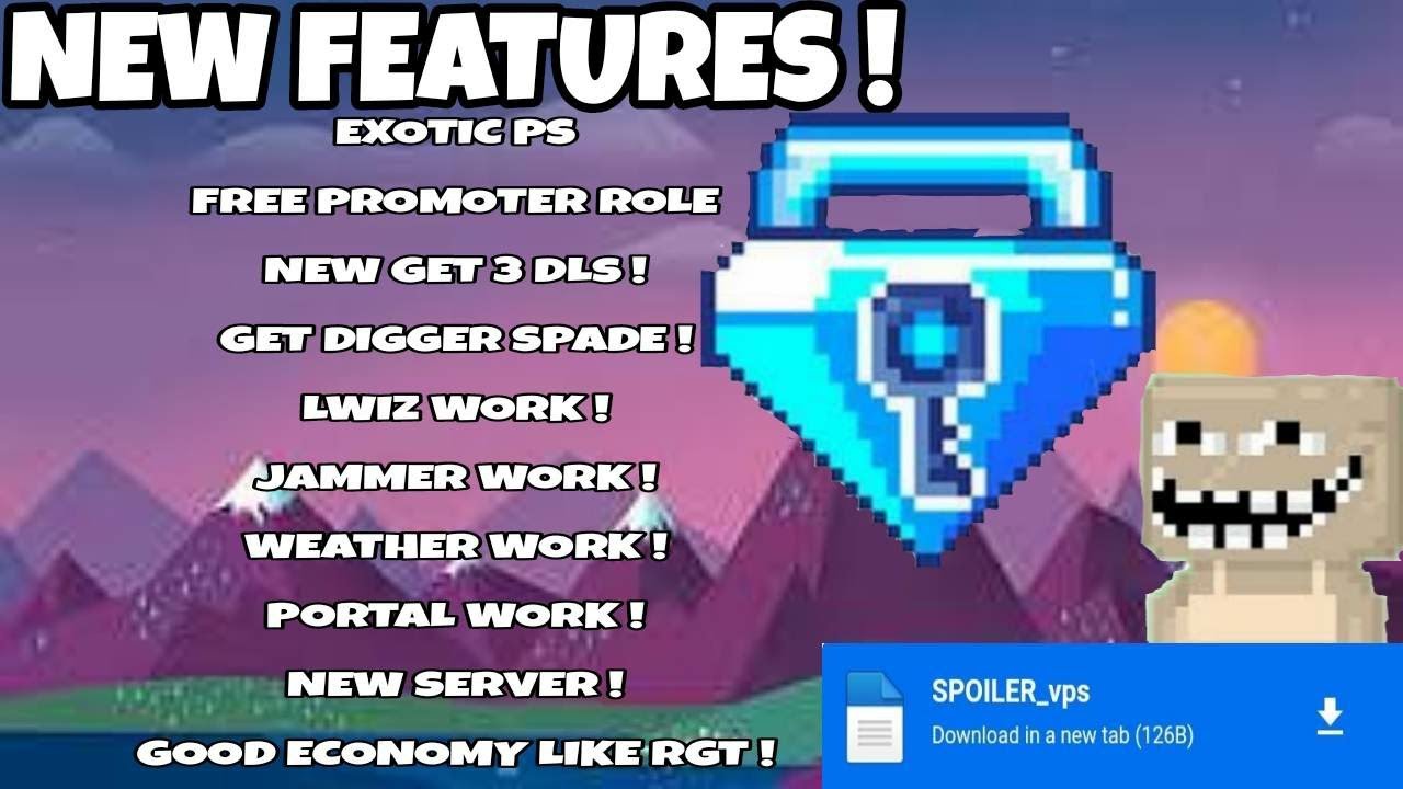 GROWTOPIA PRIVATE SERVER | SUPPORT NEW VERSION!! | SERVER STILL FRESH ...