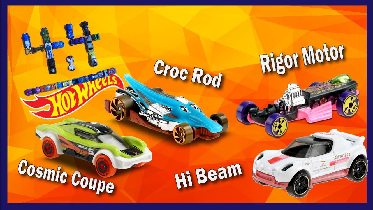 Hot Wheels 4x4 - Cosmic Coupe - Hi Beam (Tokio 2020) - Croc Rod - Rigor ...