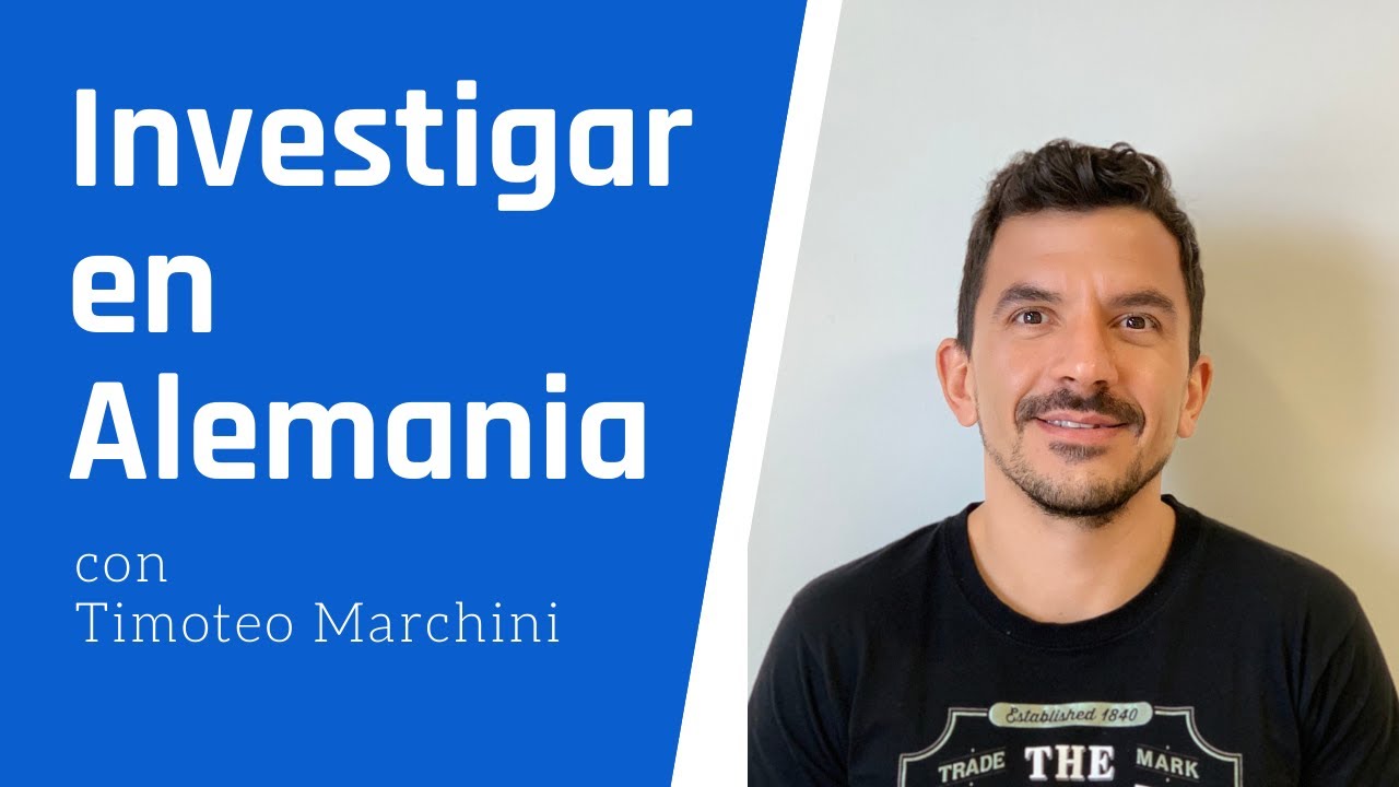 Alumni-Talks: Investigar en Alemania con Timoteo Marchini - YouTube