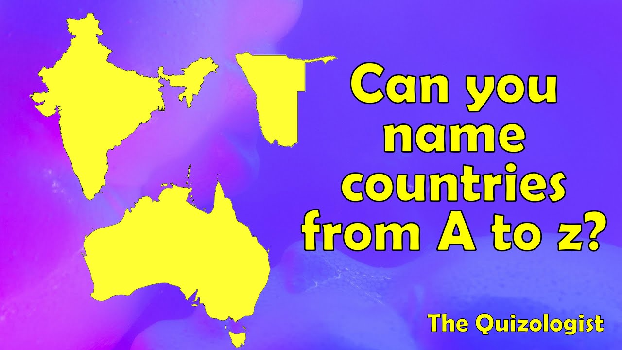 Alphabet Country Quiz - Part 1 - YouTube