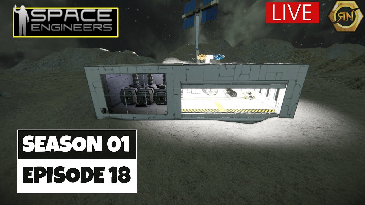 🔴 Just Chilling And Building On The Moon! 🔥 Space Engineers Gameplay ...