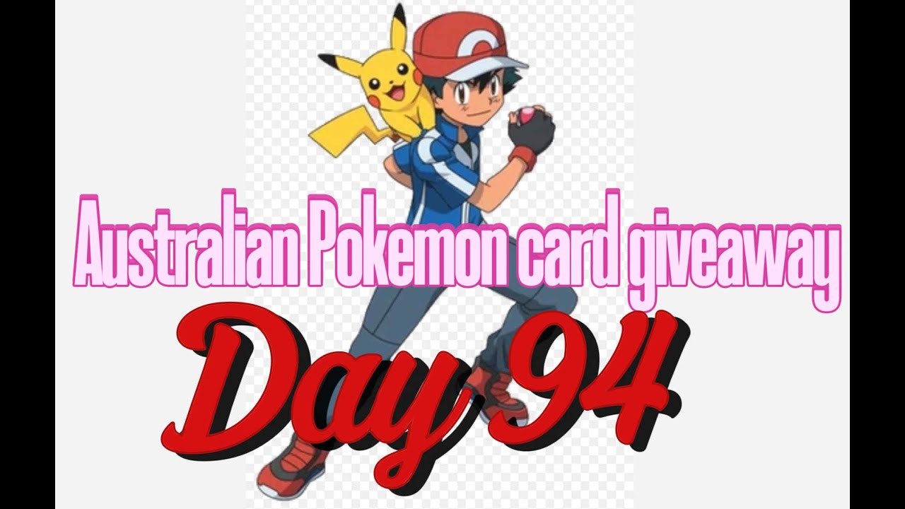 Australian Pokemon card giveaways everyday LIVE day 94 & opening ...