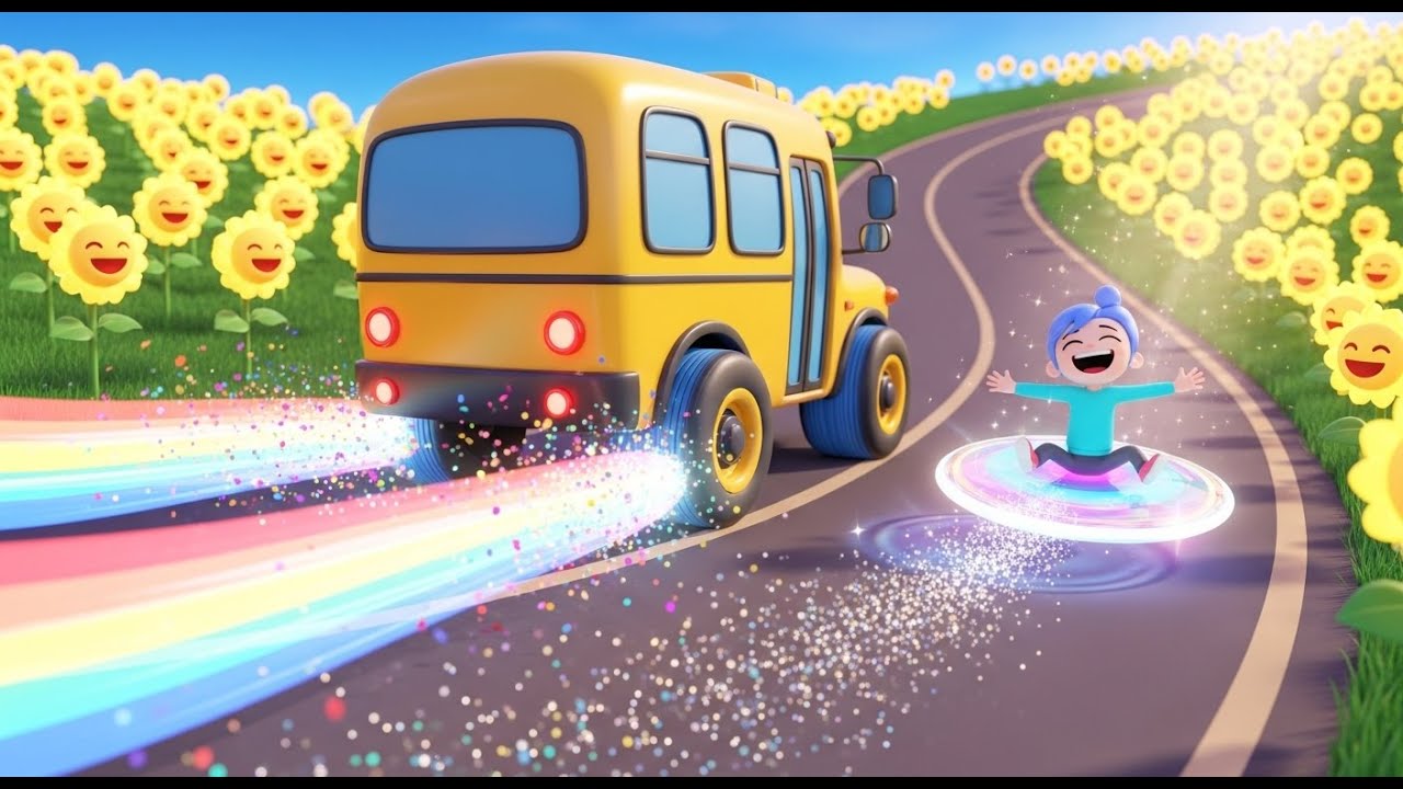 The Tiger on the Van Go Spin Spin Spin | Fun Animal Song | Toddler Sing ...
