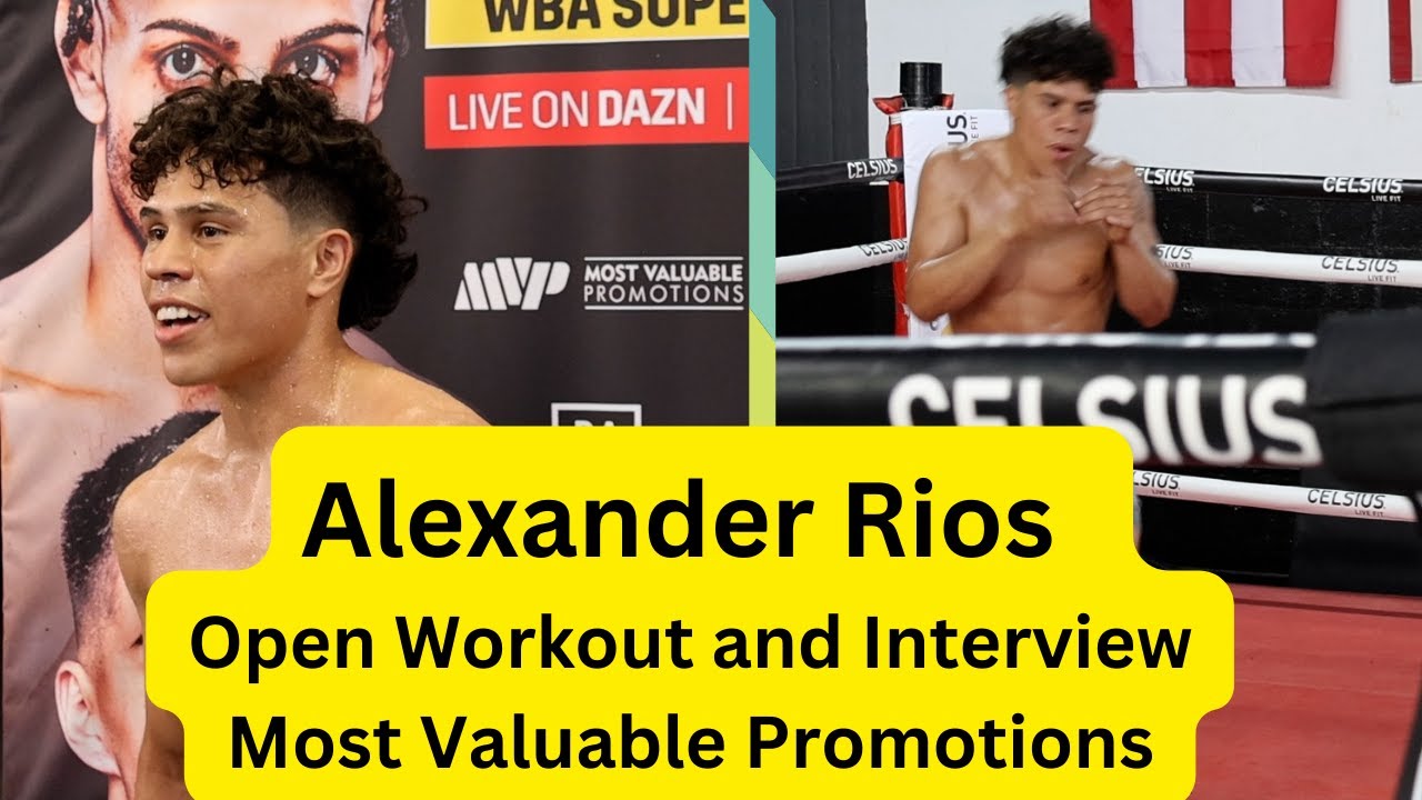 Alexander Rios Most Valuable Prospects VI Open Workout and Interview ...