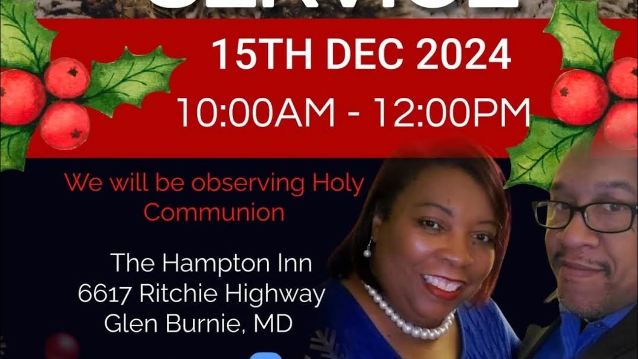 Communion & 3rd Sunday of Advent Service | 12/15/24 | Pastor David ...