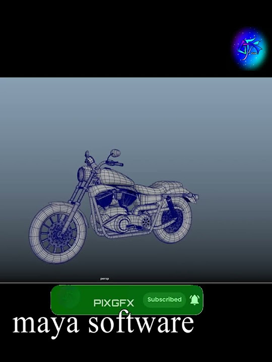 Bike model create in maya software #photoshop #adobe #blender #maya #maya3danimation # ...