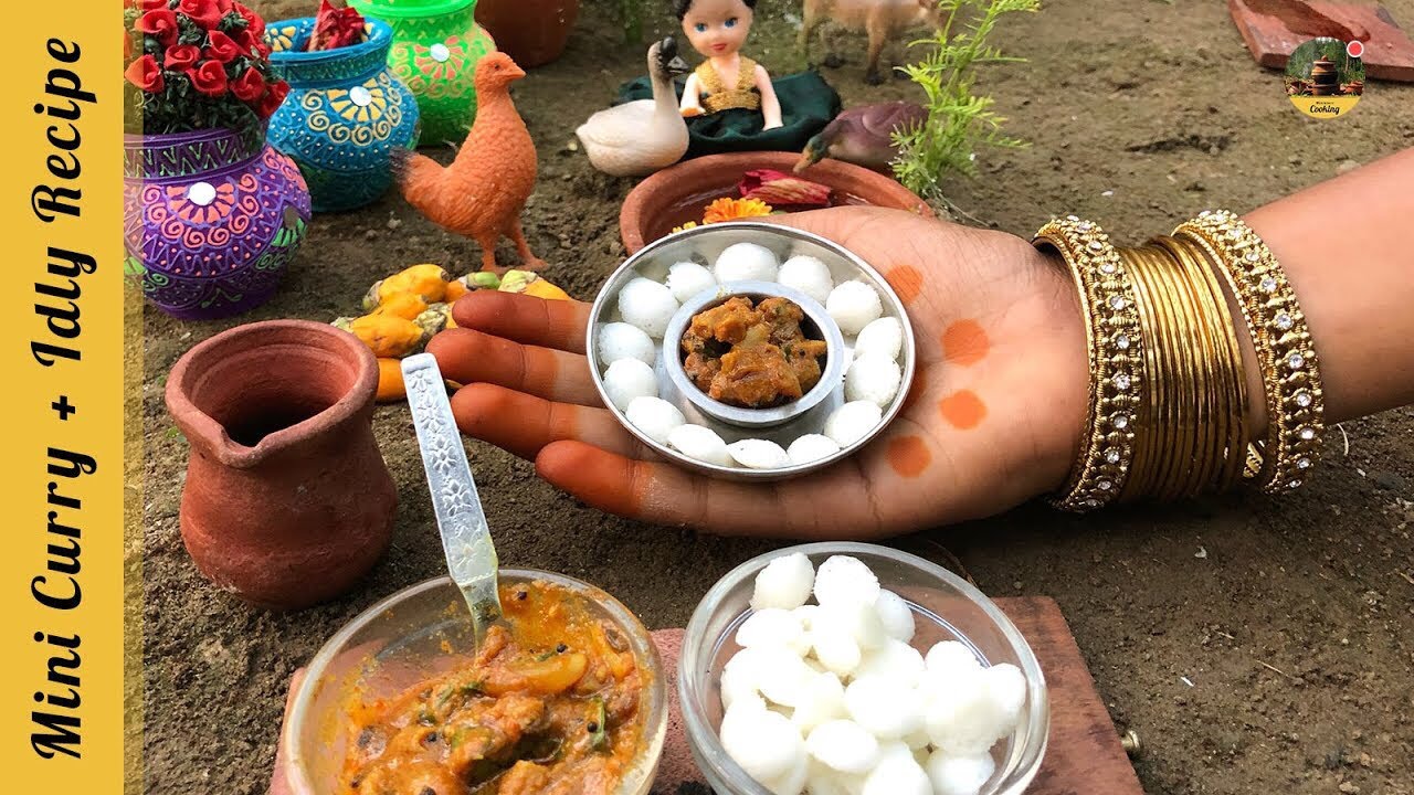Miniature Idly + Boti Curry | E#78 | Boti Ka Salan | Miniature Cooking ...