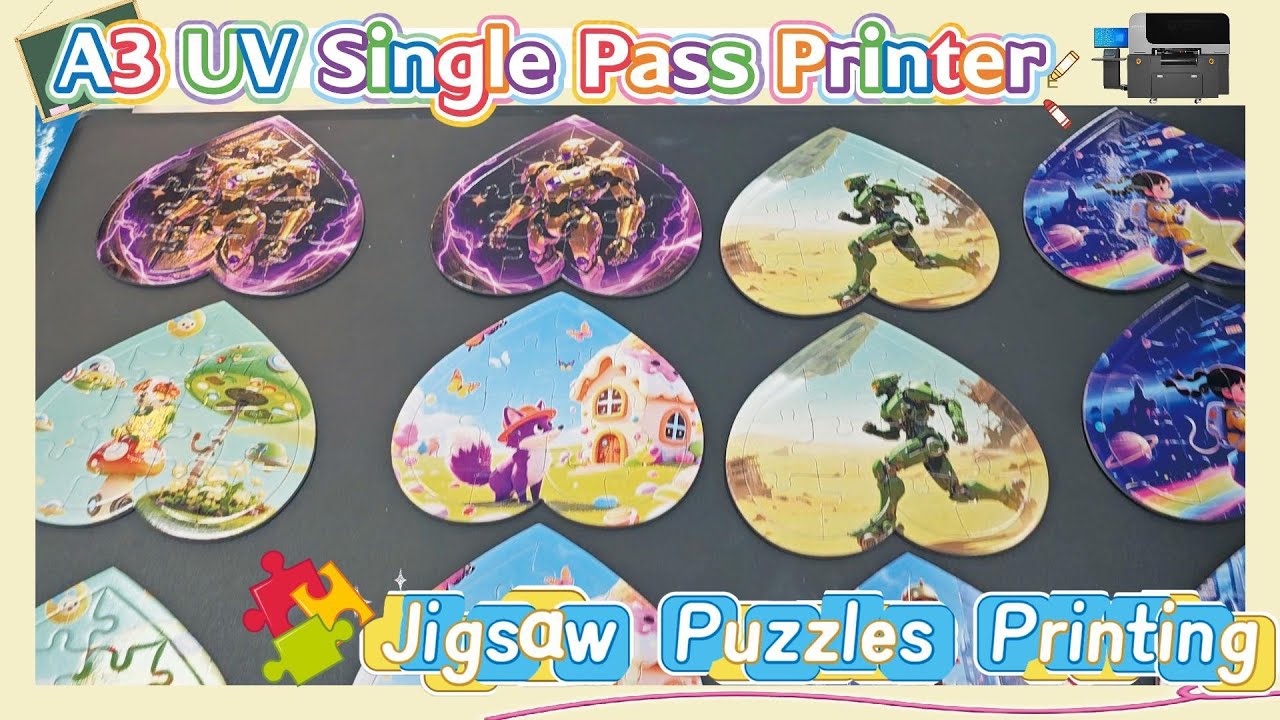Amazing! See How We Use A3 UV Single Pass Printer To Print Beautiful ...