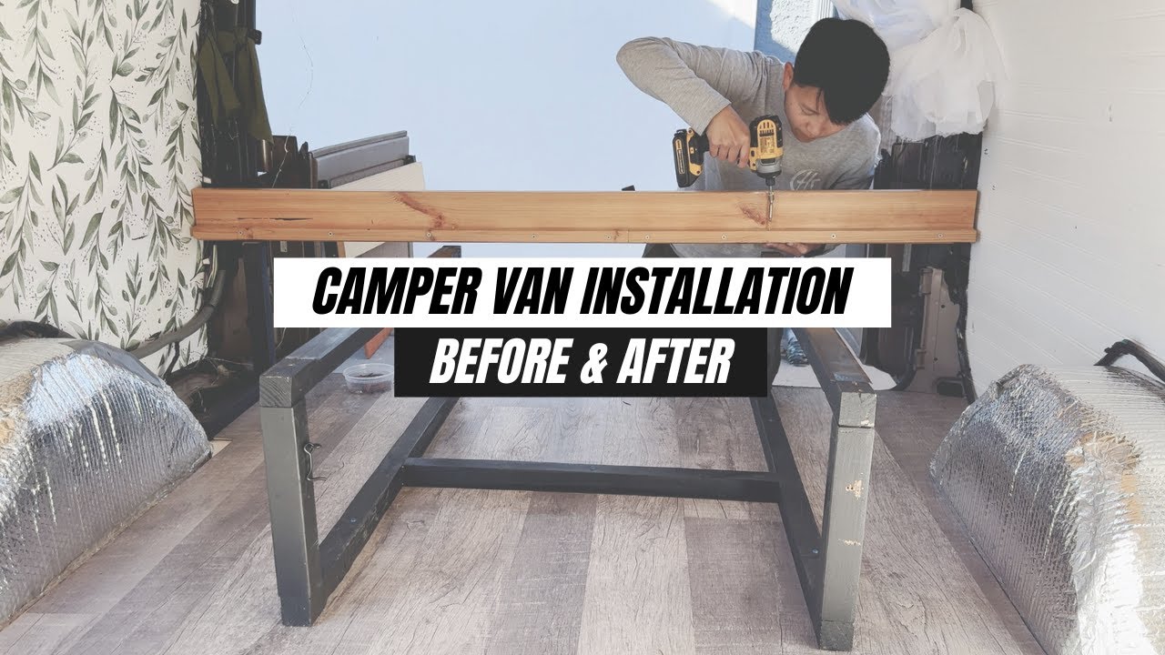 Chevy Astro Camper Van Install | Before and After | DIY Camper Build ...